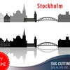 Heidelberg Vector Skyline, Heidelberg SVG, Silhouette, Svg, Dxf, Eps ...