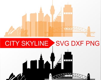 Sydney Skyline Svg - Etsy