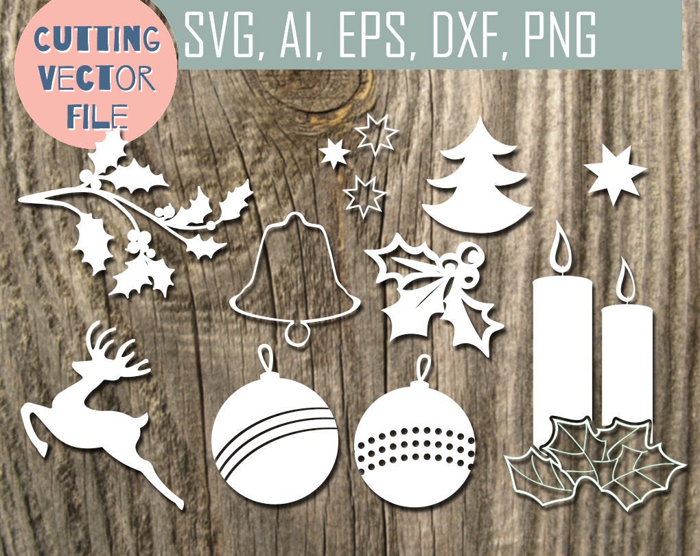 Christmas SVG Christmas Clipart SVG Cut File Vector Clip | Etsy
