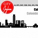 Cali, Colombia City Skyline Vector, Cali SVG, City Silhouette, Colombia ...