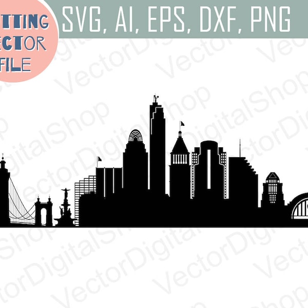 City Skyline Svg - Etsy