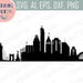 Cincinnati SVG, Ohio City Vector Skyline, Cincinnati Silhouette, Svg ...