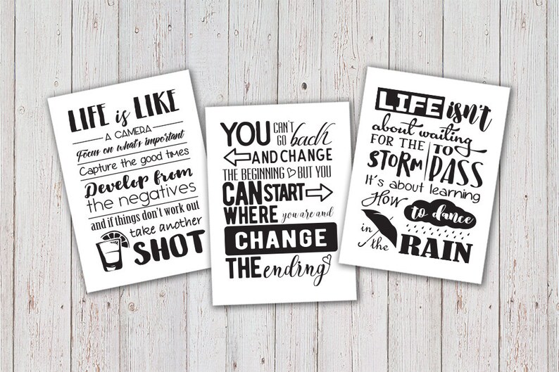 Life Quote SVG Bundle Life Quote Cut File Bundle Home Cut | Etsy