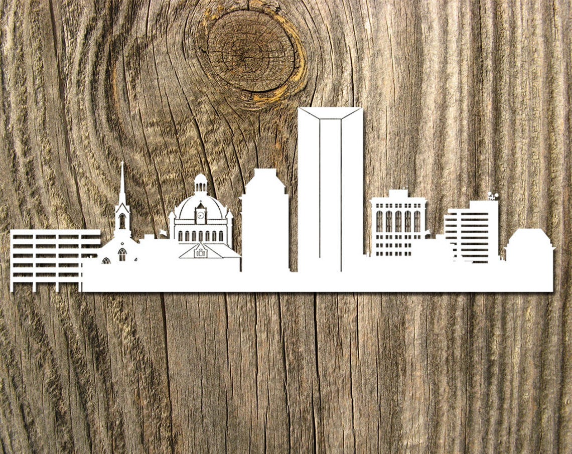 Lexington, Kentucky Skyline SVG, Downtown Lexington Vector, Silhouette ...
