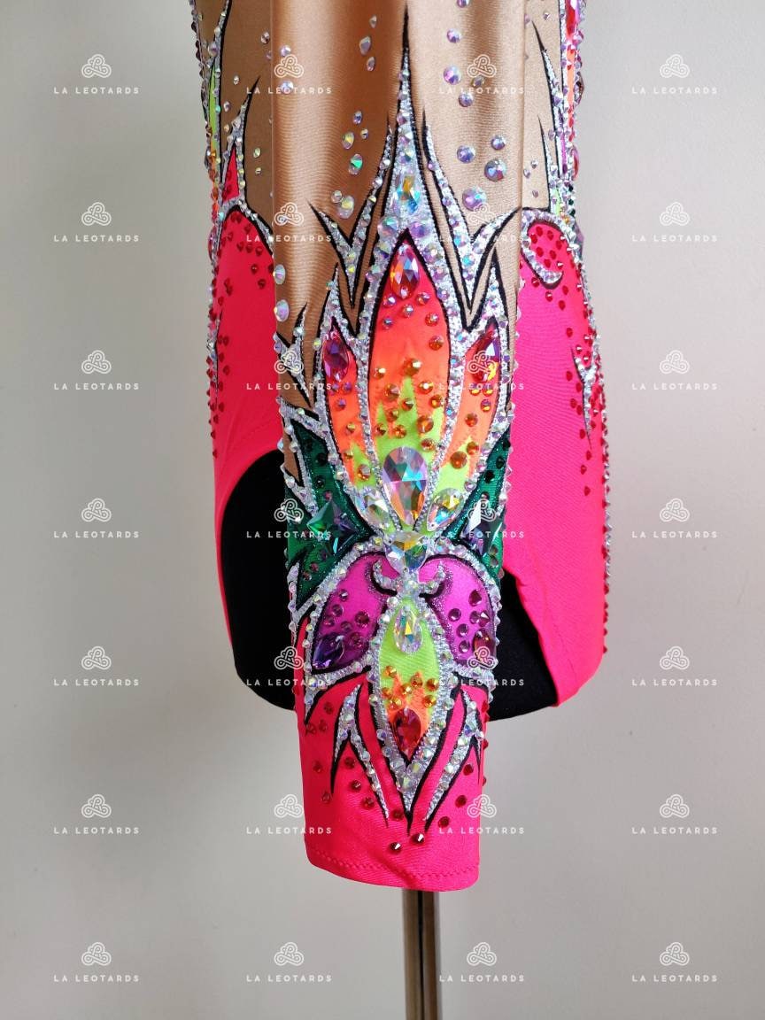 Competition Aerobic Gymnastics Leotard, Acro Costume, Roller Skating ...