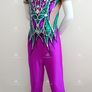 Competition Aerobic Gymnastics Costume, Acro Costume, Roller Skating ...