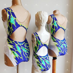 Blue Synchronized Swimming Suits Girls Women, RG Leotard - Etsy