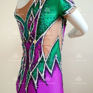 Competition Aerobic Gymnastics Costume, Acro Costume, Roller Skating ...