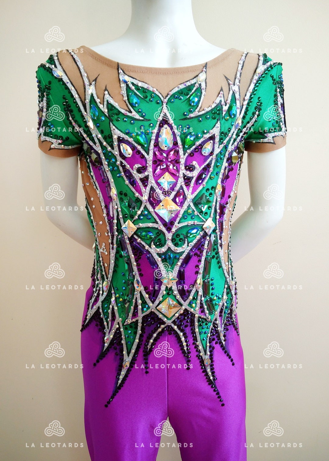 Competition Aerobic Gymnastics Costume, Acro Costume, Roller Skating ...