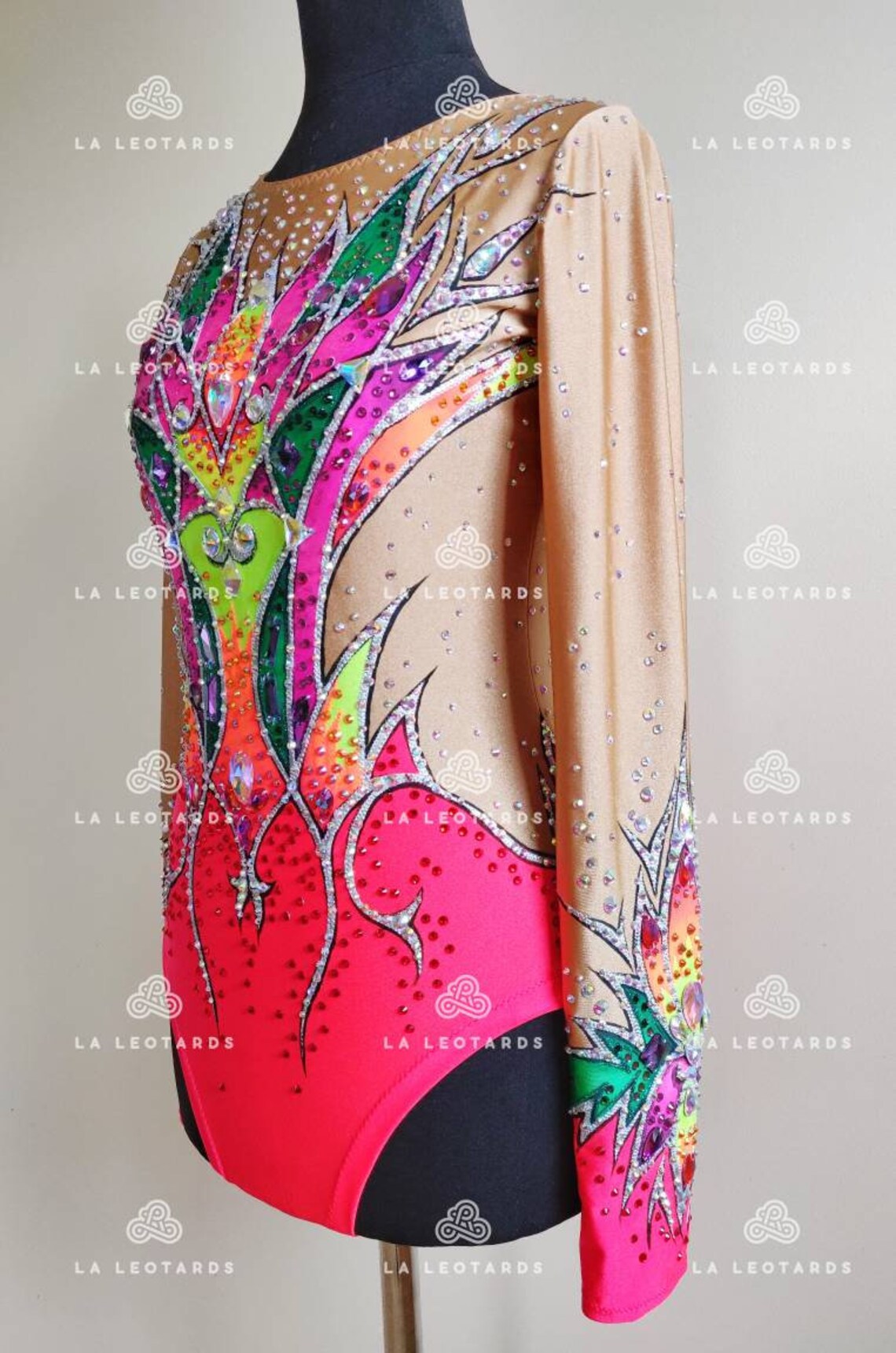 Competition Aerobic Gymnastics Leotard Acro Costume Roller - Etsy