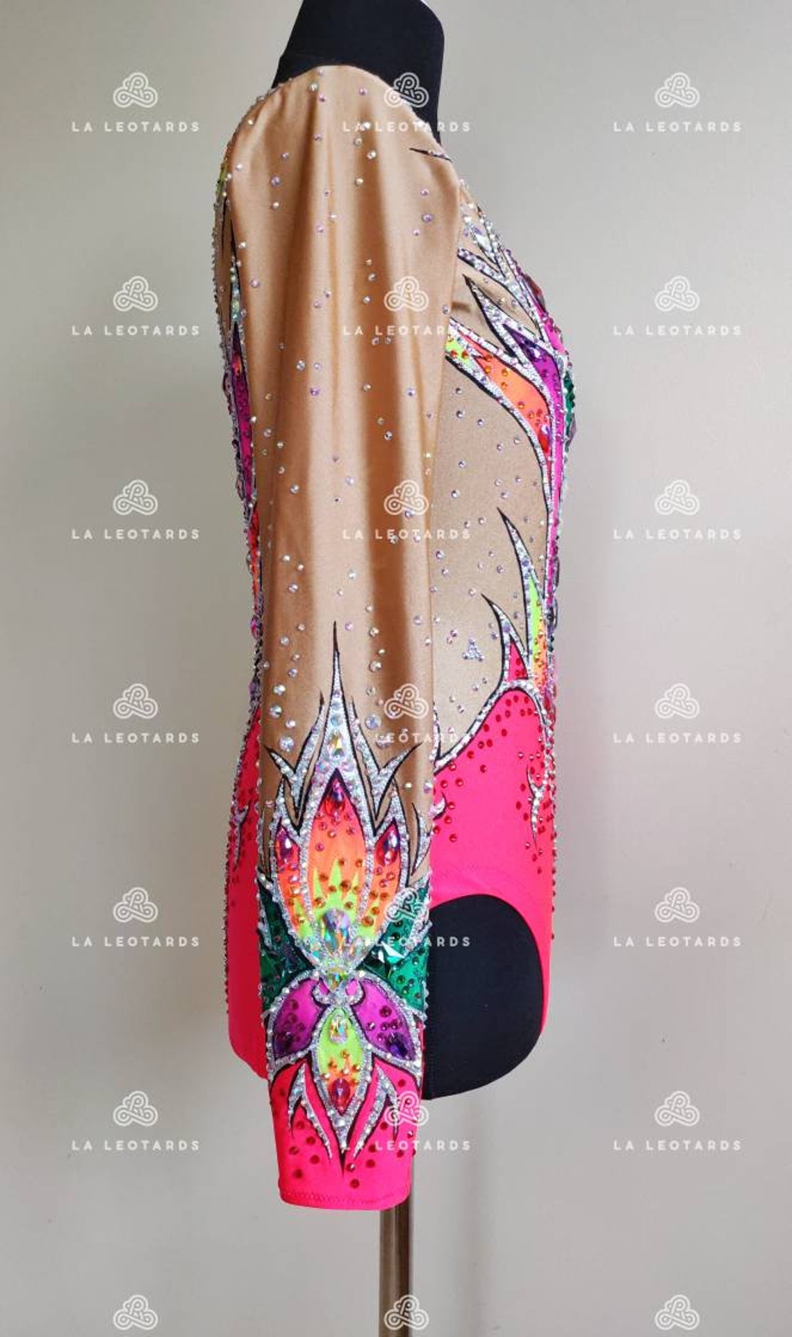 Competition Aerobic Gymnastics Leotard Acro Costume Roller - Etsy