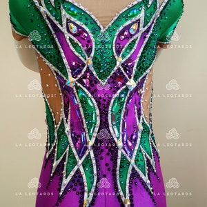 Competition Aerobic Gymnastics Costume, Acro Costume, Roller Skating ...