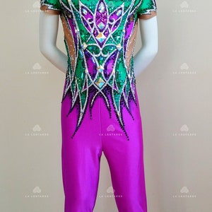 Competition Aerobic Gymnastics Costume, Acro Costume, Roller Skating ...