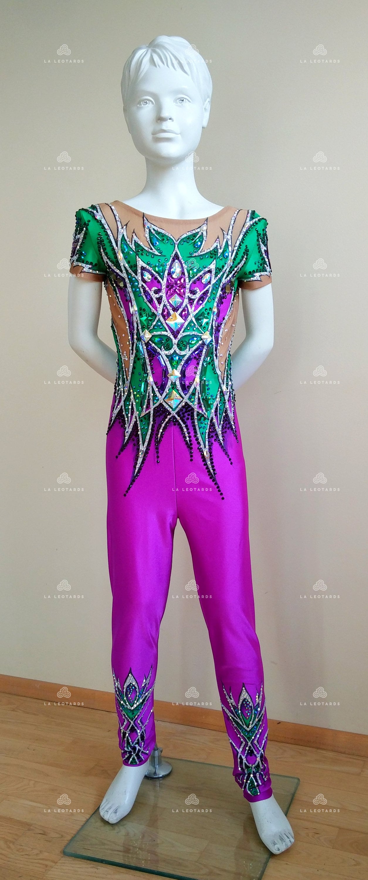 Competition Aerobic Gymnastics Costume Acro Costume Roller - Etsy