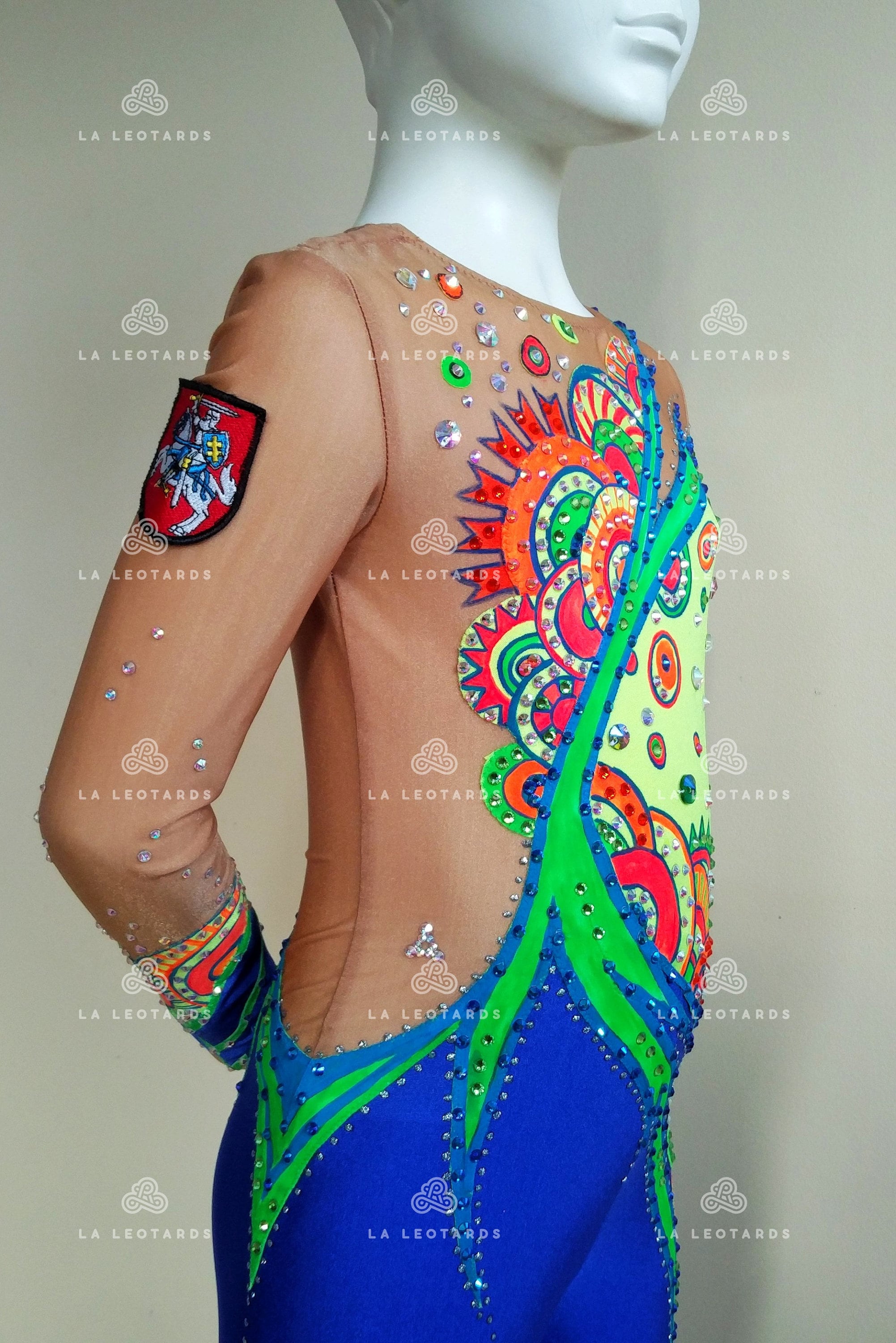 Competition Aerobic Gymnastics Costume Acro Costume Roller - Etsy