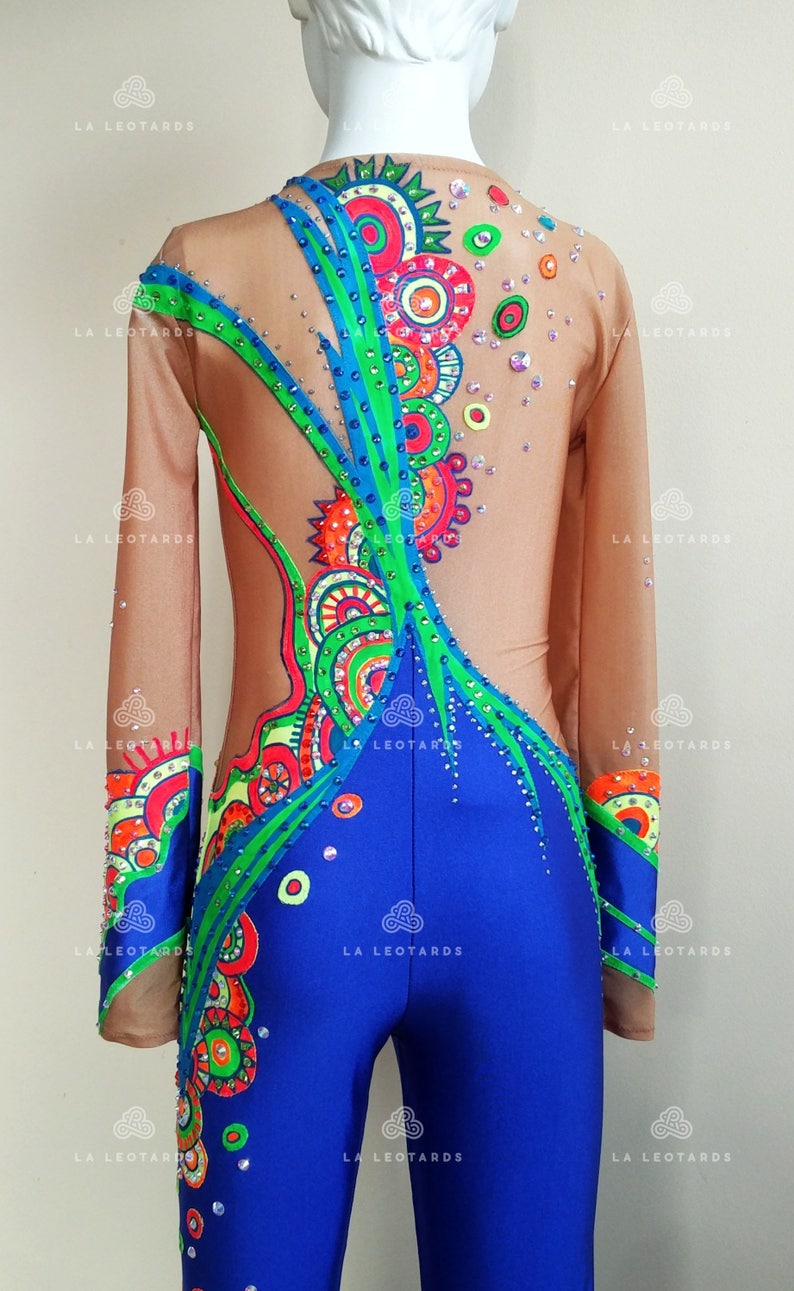 Competition Aerobic Gymnastics Costume Acro Costume Roller - Etsy