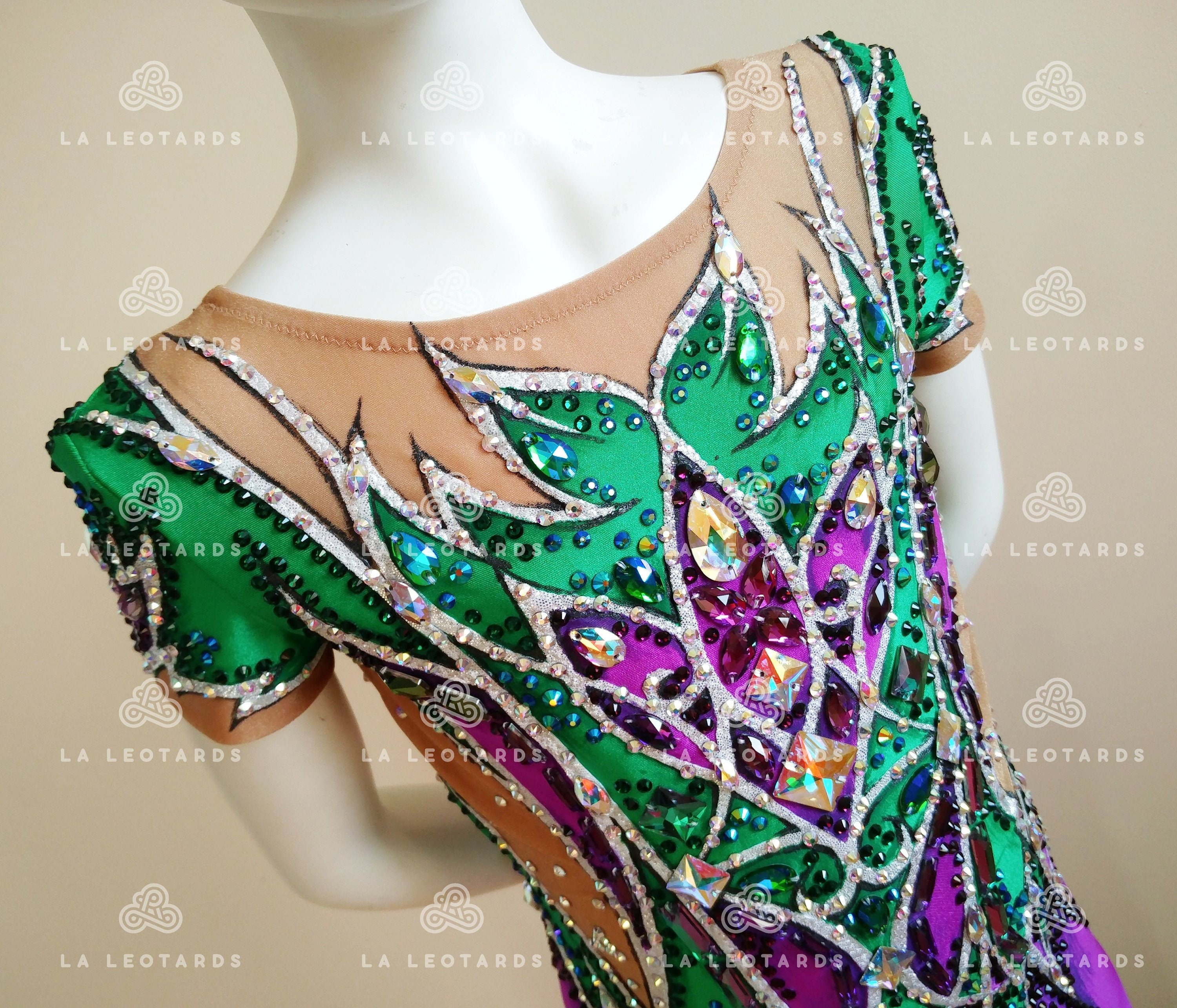 Competition Aerobic Gymnastics Costume Acro Costume Roller - Etsy