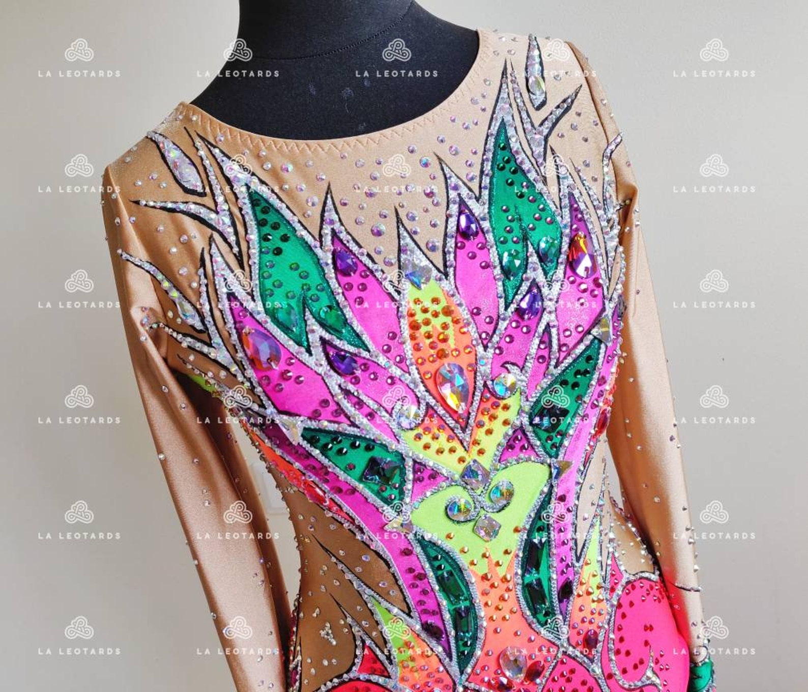 Competition Aerobic Gymnastics Leotard, Acro Costume, Roller Skating ...