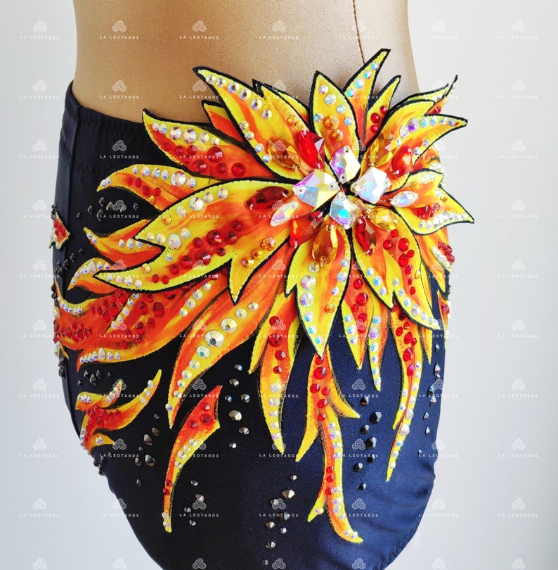 Pole Dance Costume, Pole Performance Set, Dark Blue Pole Costume - Etsy