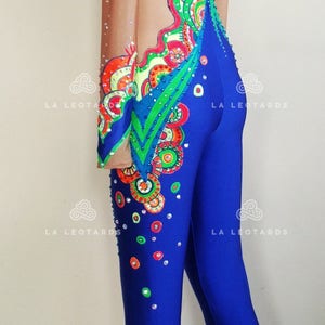 Competition Aerobic Gymnastics Costume, Acro Costume, Roller Skating ...