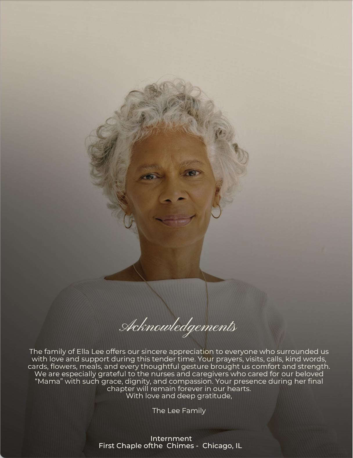 Editable Obituary Program 11x17 | Legacy Funeral Template | Canva ...