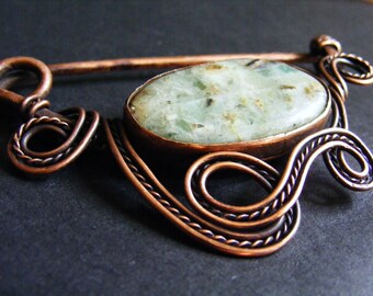Wire Wrapped Brooch - Etsy