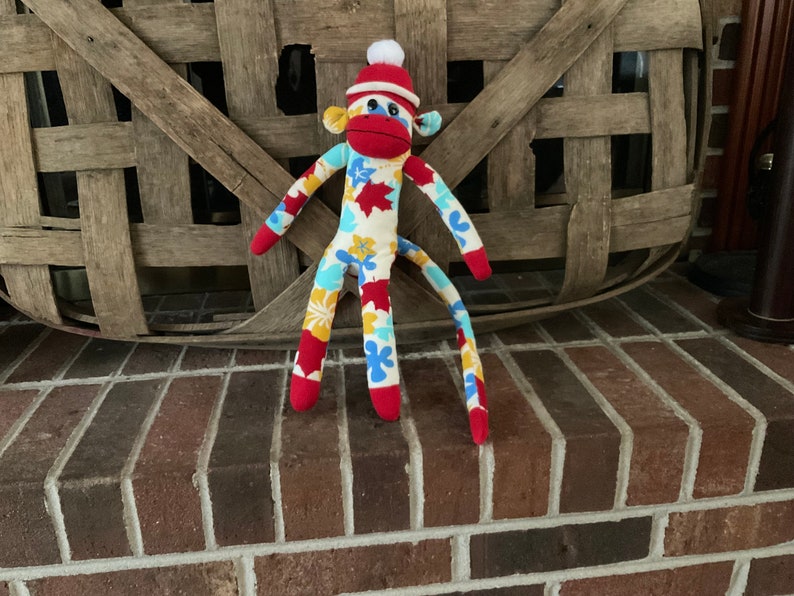 Sock Monkey, Sock Doll, Plushie Sock Monkey - Etsy