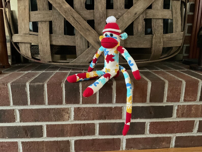 Sock Monkey, Sock Doll, Plushie Sock Monkey - Etsy