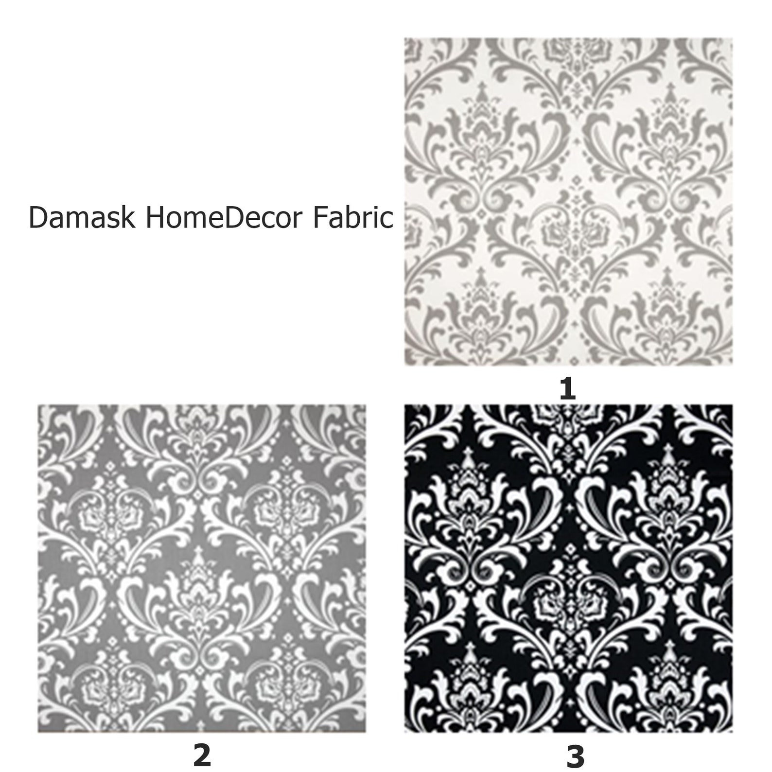 Damask Valance. Light Gray White Valance Gray Window Valance, Black ...