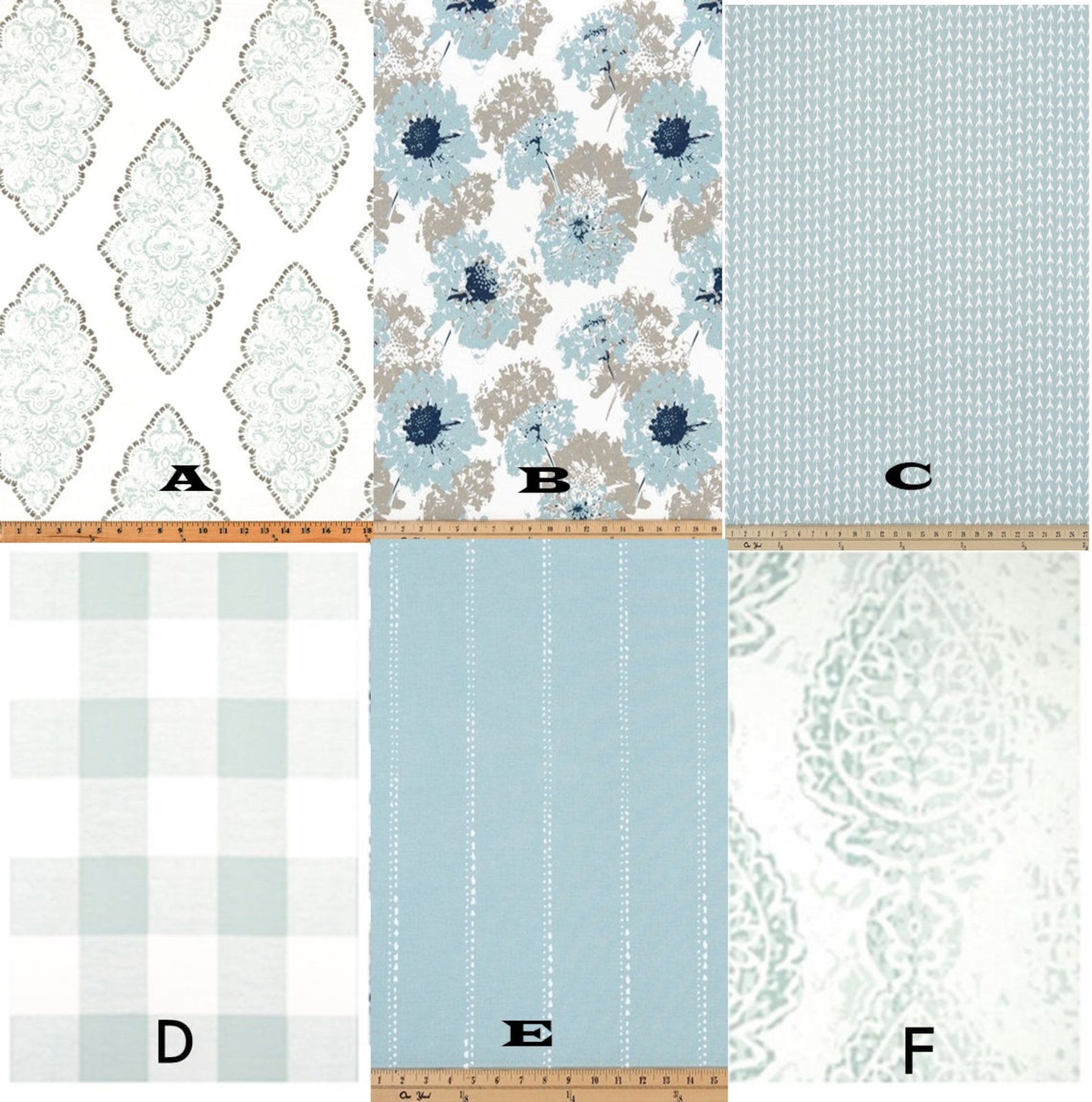 Valance. Spa Blue Valance. Made to Order. Window Valance, Valance ...