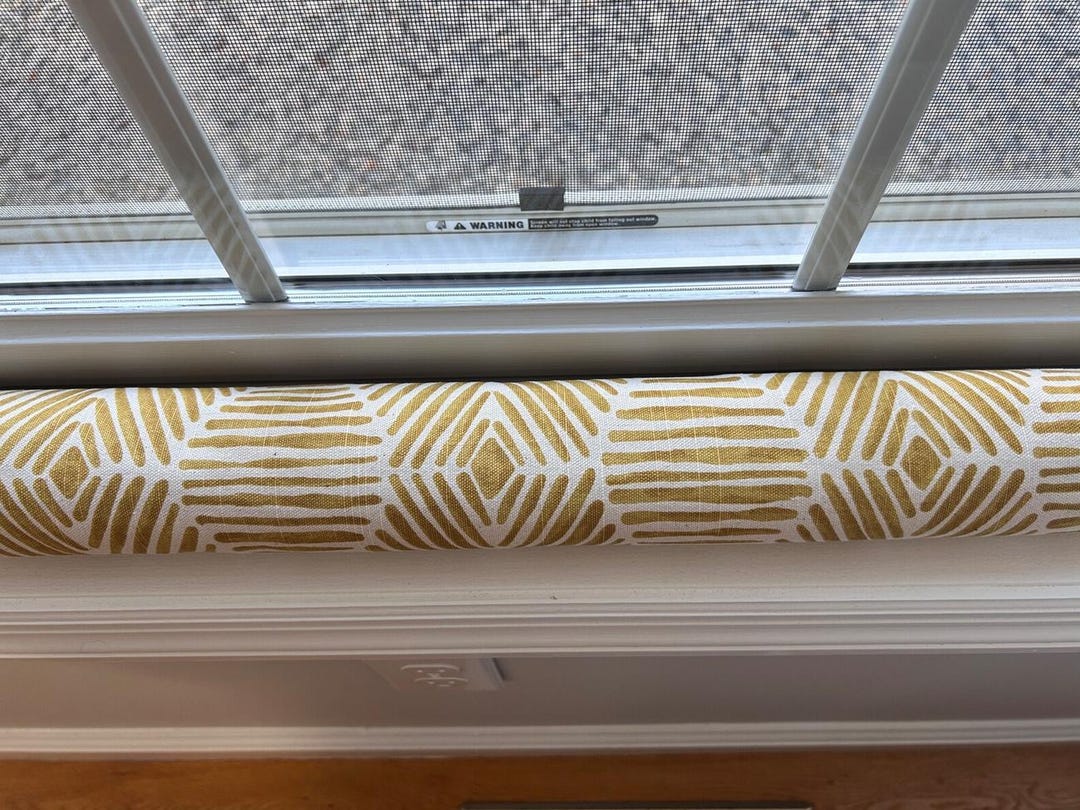 Goldenrod Natural Cover Door Draft Stopper Breeze Blocker. Door Snake ...