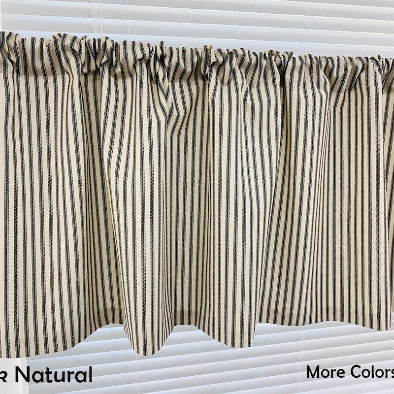 Striped Valance - Etsy