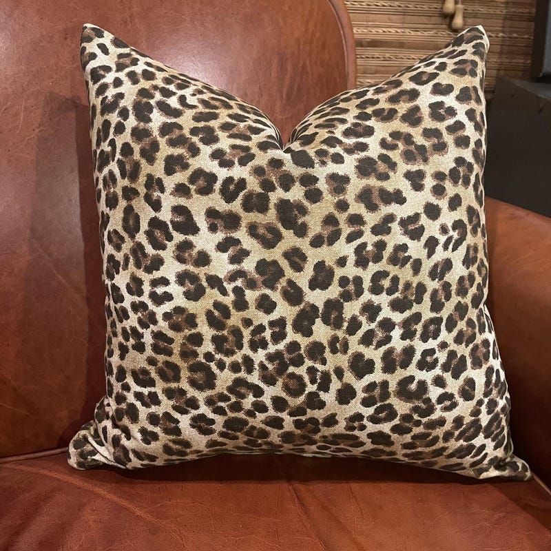 Leopard Pillow Cover - Etsy