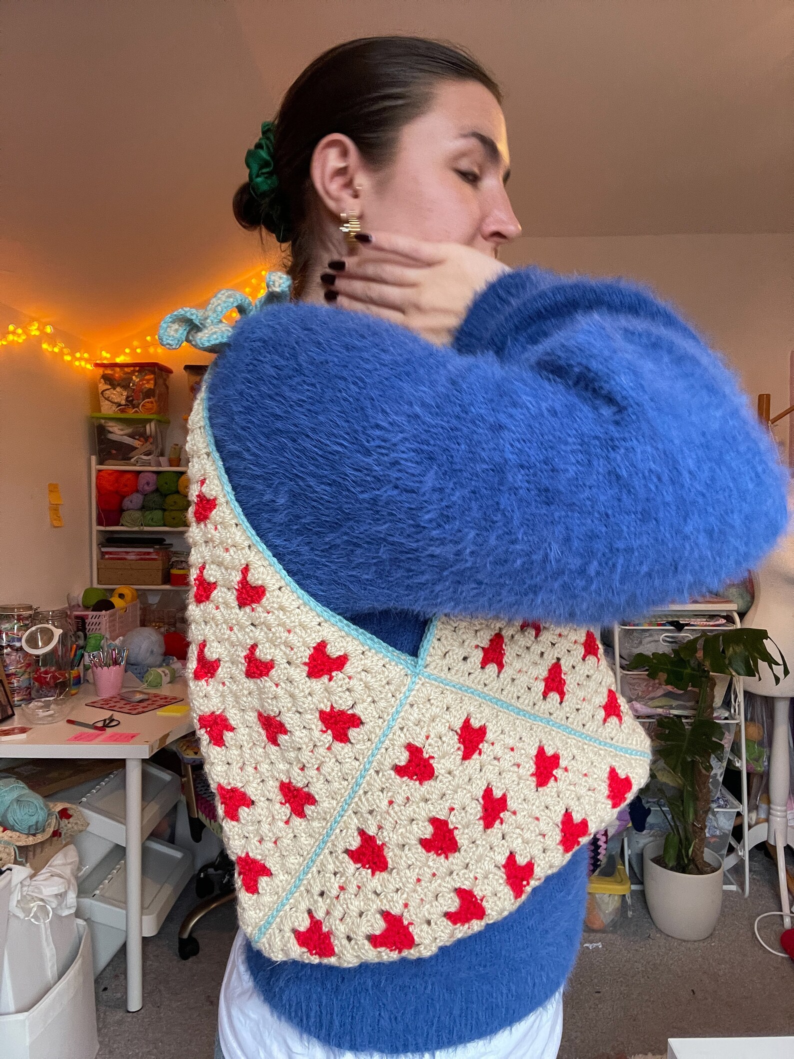 PDF Crochet Pattern- Love Heart Granny Square, Love Letter Bag by Realm ...