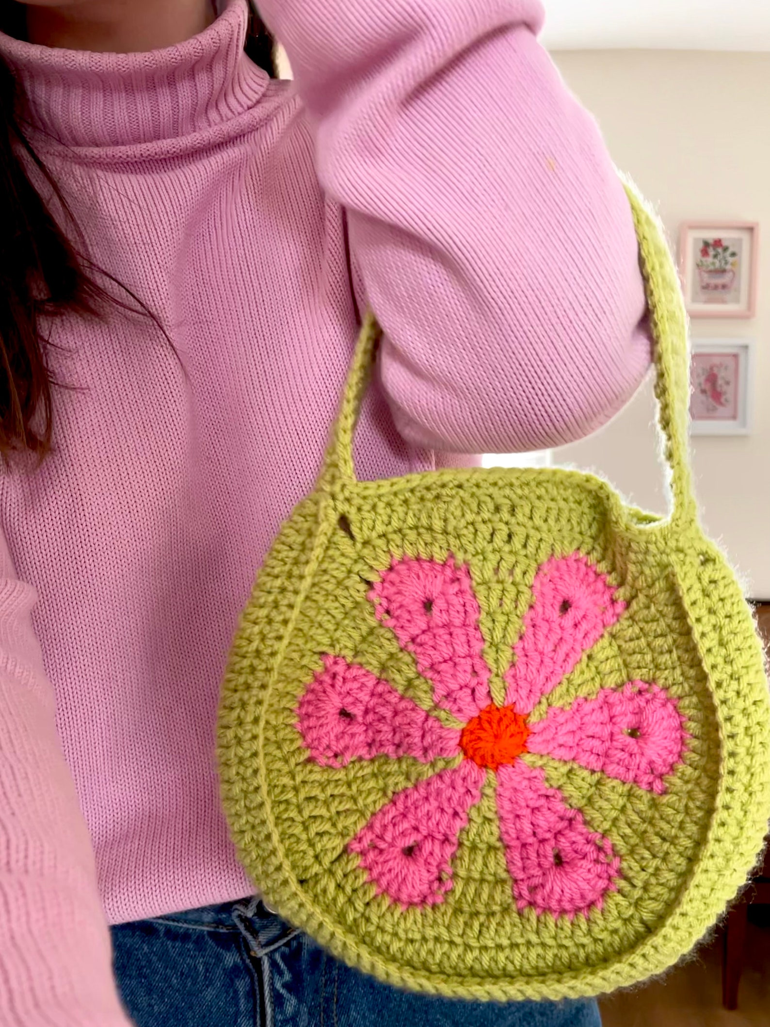PDF Crochet Pattern- Mini Flower Bag by Realm Designs - Etsy