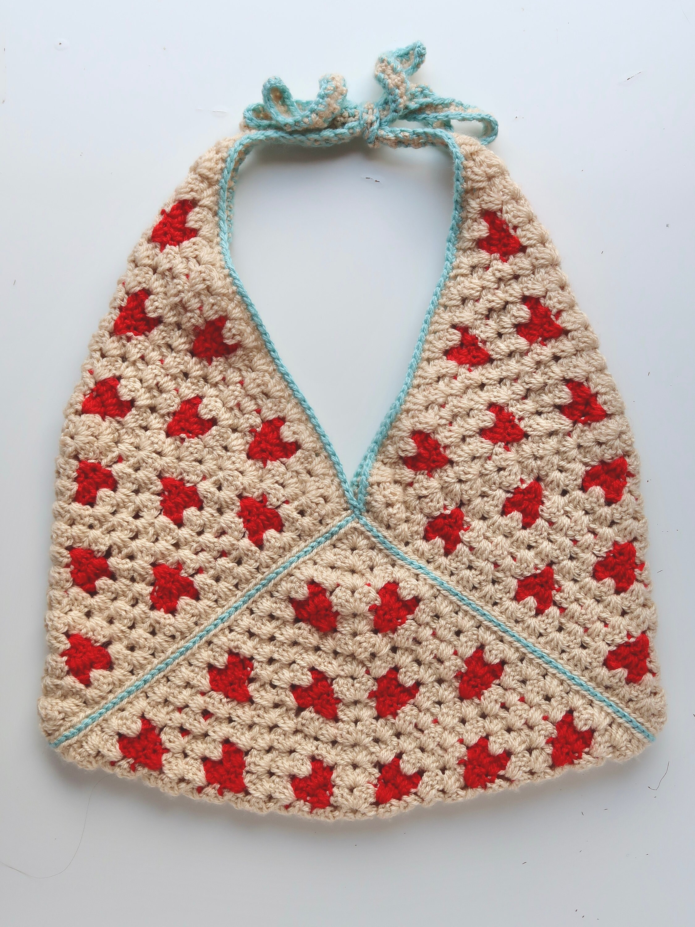 PDF Crochet Pattern- Love Heart Granny Square, Love Letter Bag by Realm ...