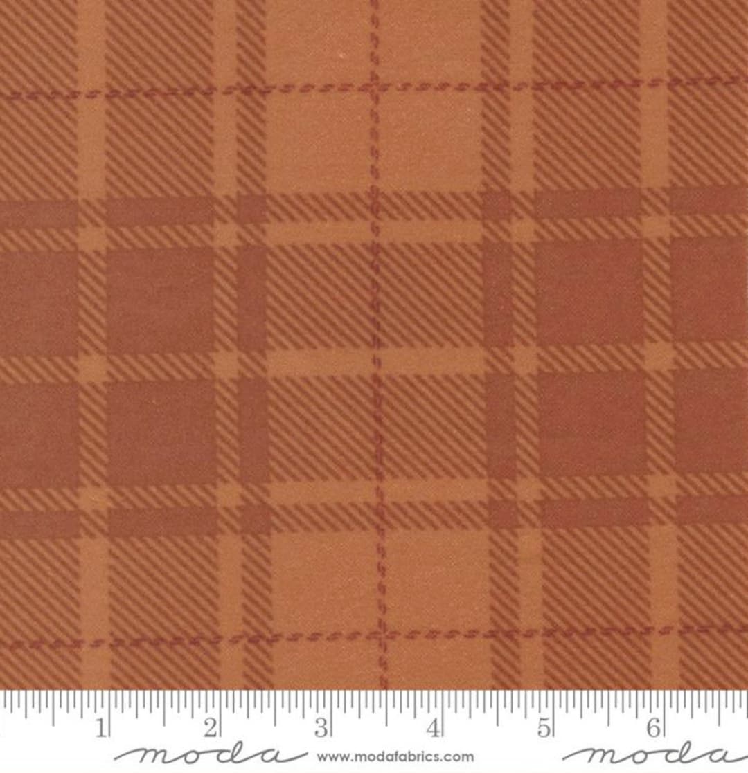 Butternut Plaid Flannel Fabric - Autumn Gatherings by Moda - Etsy