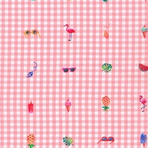 Pink and White Floral Printed Cotton Curtain, Ruffle Princess Coquette ...