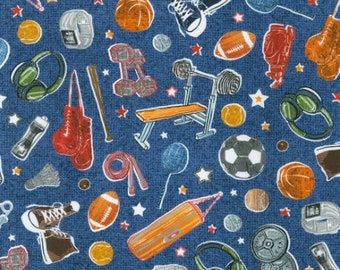 Ultimate Disc Throwing Fabric Ultimate Disc on Medium Blue by ...