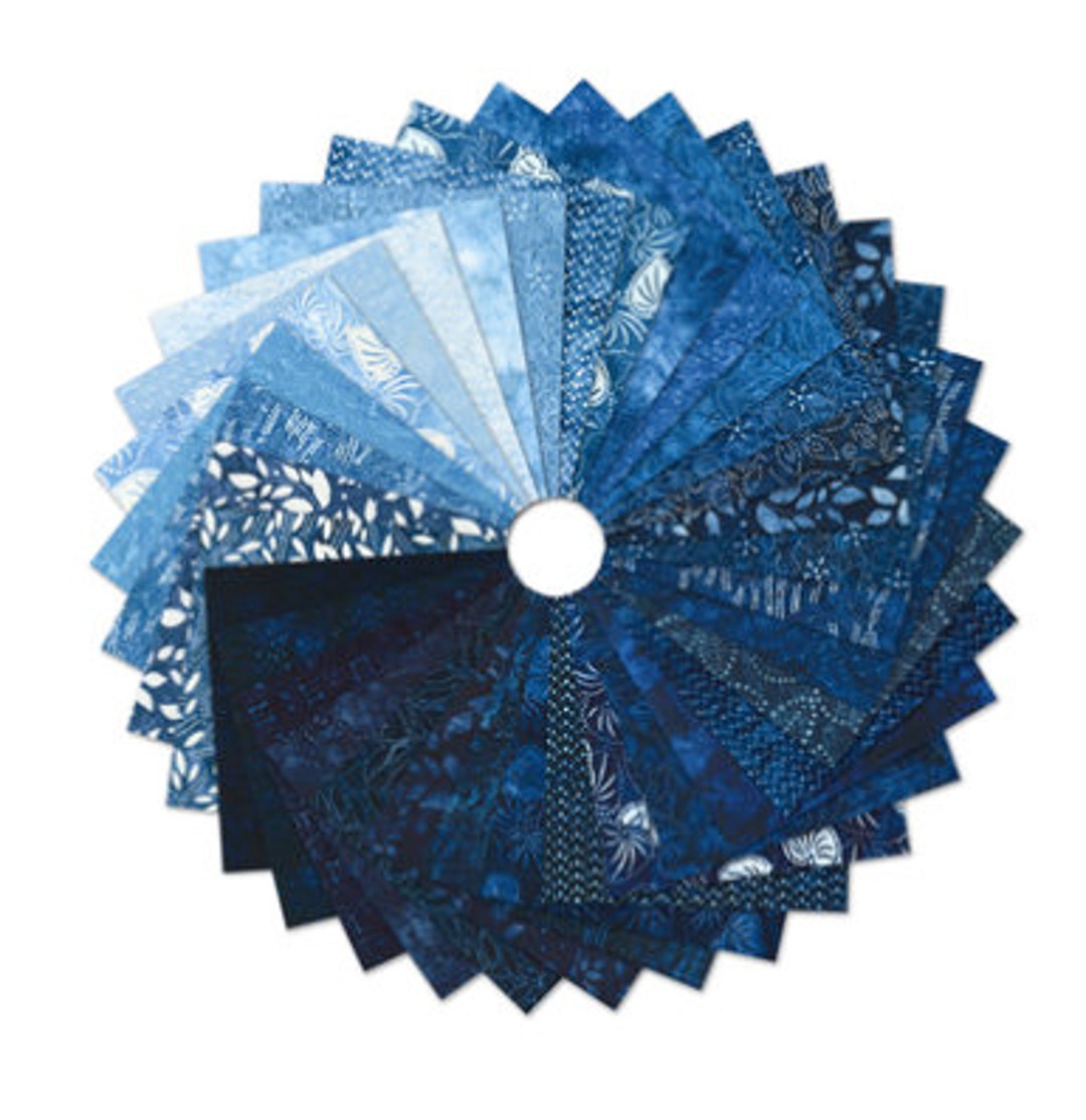 Artisan Batiks Kasuri Complete Collection 2023 Charm Pack 42, 5 X 5 ...