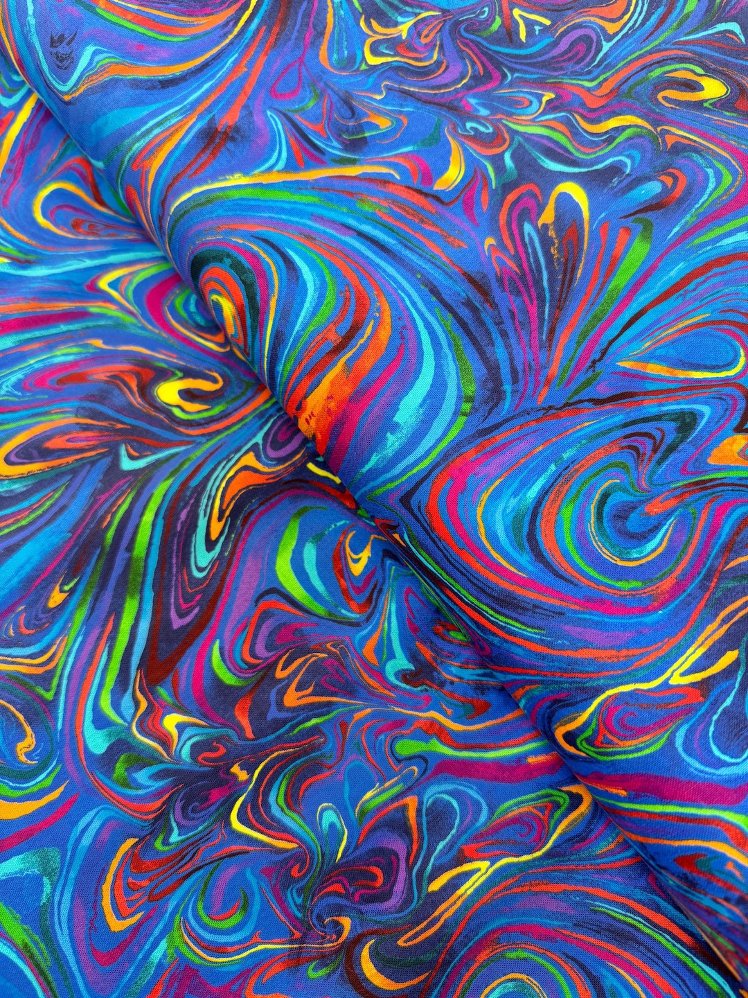 Nature Fantasy - Crazy Swirls Fabric by Chong-a Hwang - Digital Print ...
