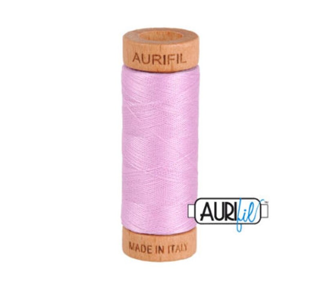 Aurifil 80wt Cotton Threads Small Spool 300 Yards of Thread each Color ...
