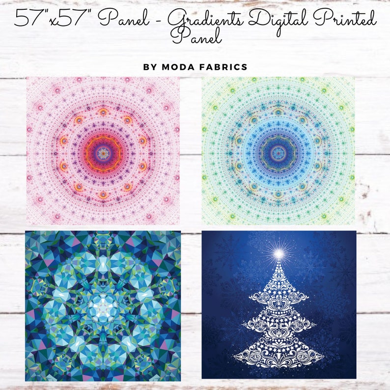 57 x 57 Panel Moda Fabrics Gradients Digital | Etsy