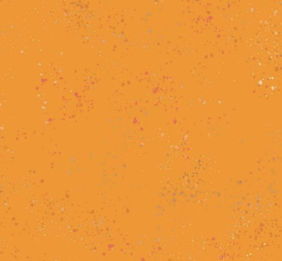 Clementine Metallic Cotton Fabric - Speckled Print by Rashida Coleman ...