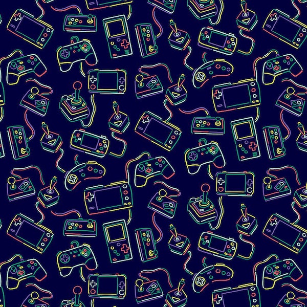 Video Game Fabric - Etsy
