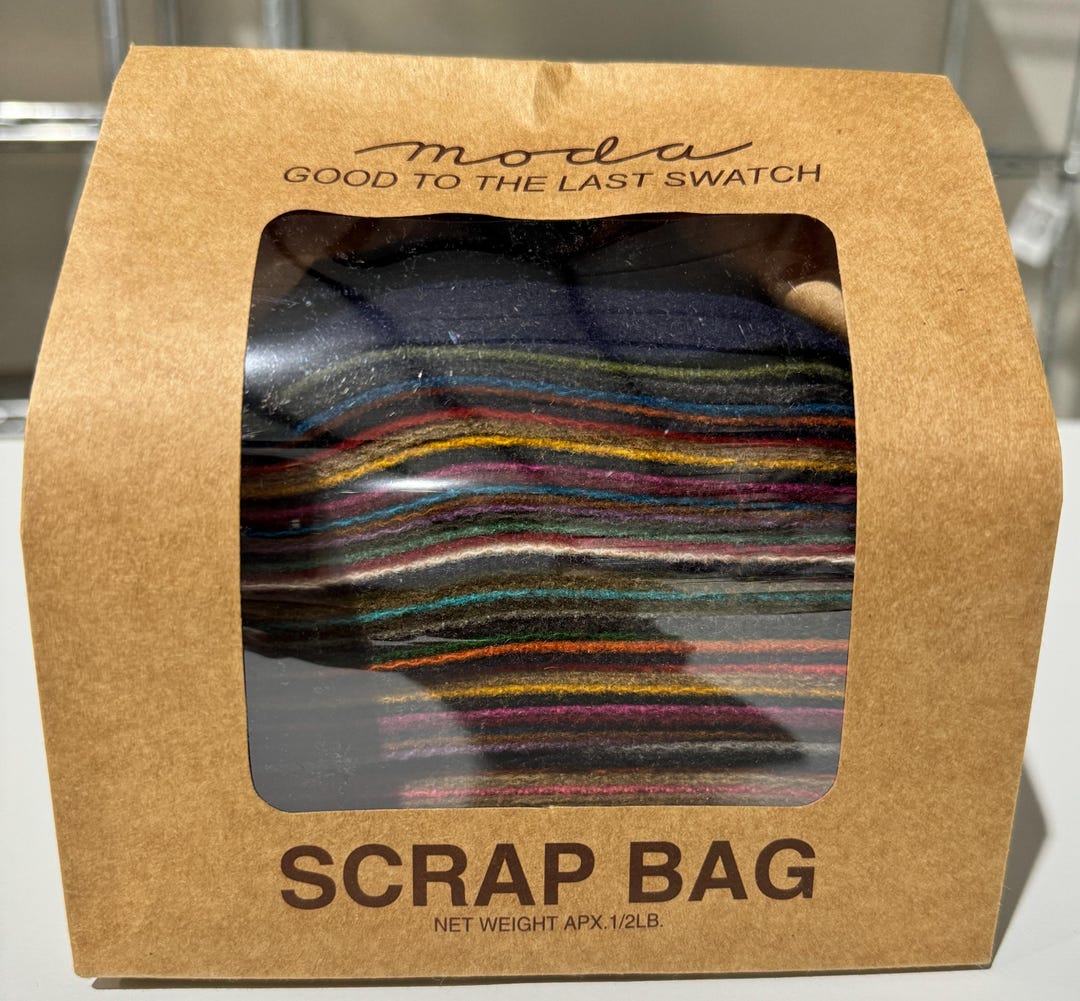 Half Pound Wool Scrap Bag - Multicolor Wool Scraps in Different Sizes ...