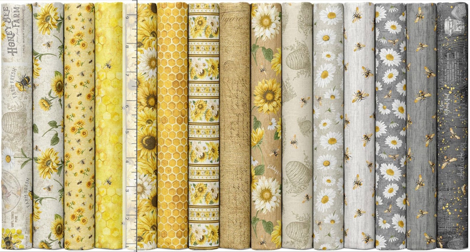 Honey Bee Farm - Digital Print - Cotton Fabrics - Sold by the Yard - Etsy