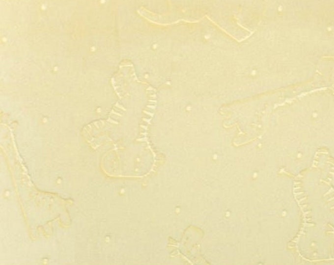 Safari Cuddle Fabric: Embossed Double Sided Minky, Banana Yellow - Etsy