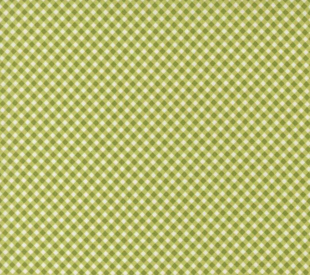 Lime Gingham Fabric by Moda: Raspberry Summer Cotton Quilting - Etsy