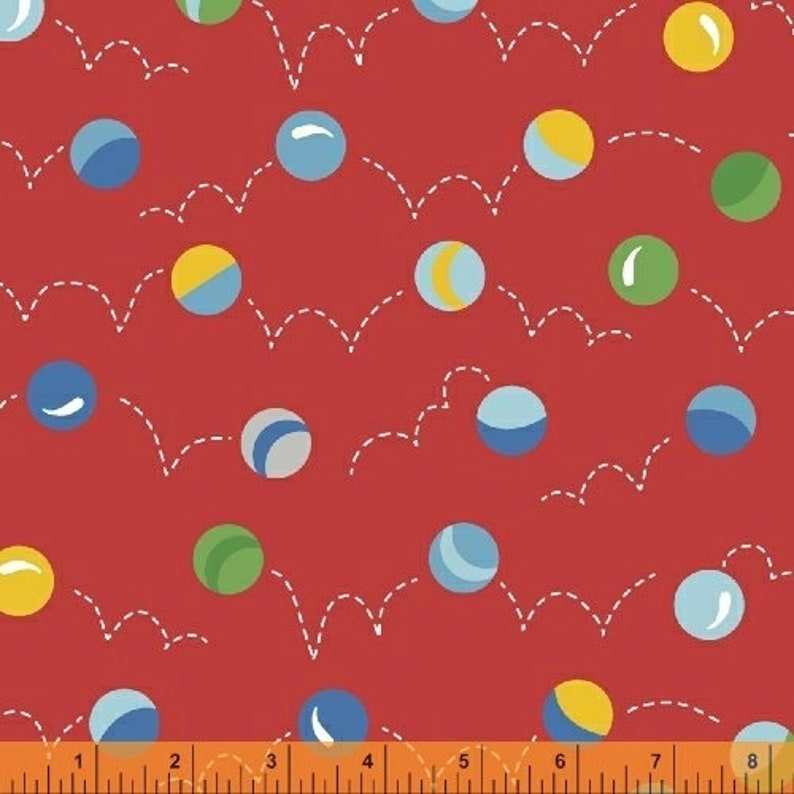 Windham Fabrics Bounce Bouncing Balls Cotton Fabric - Etsy
